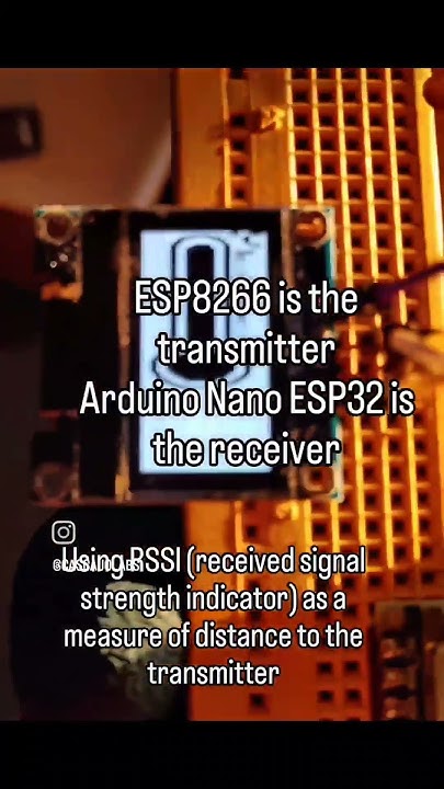 ESPNOW and RSSI as a measure of distance || ESP32 || Arduino Nano ESP32 #arduino #hardware - YouTube