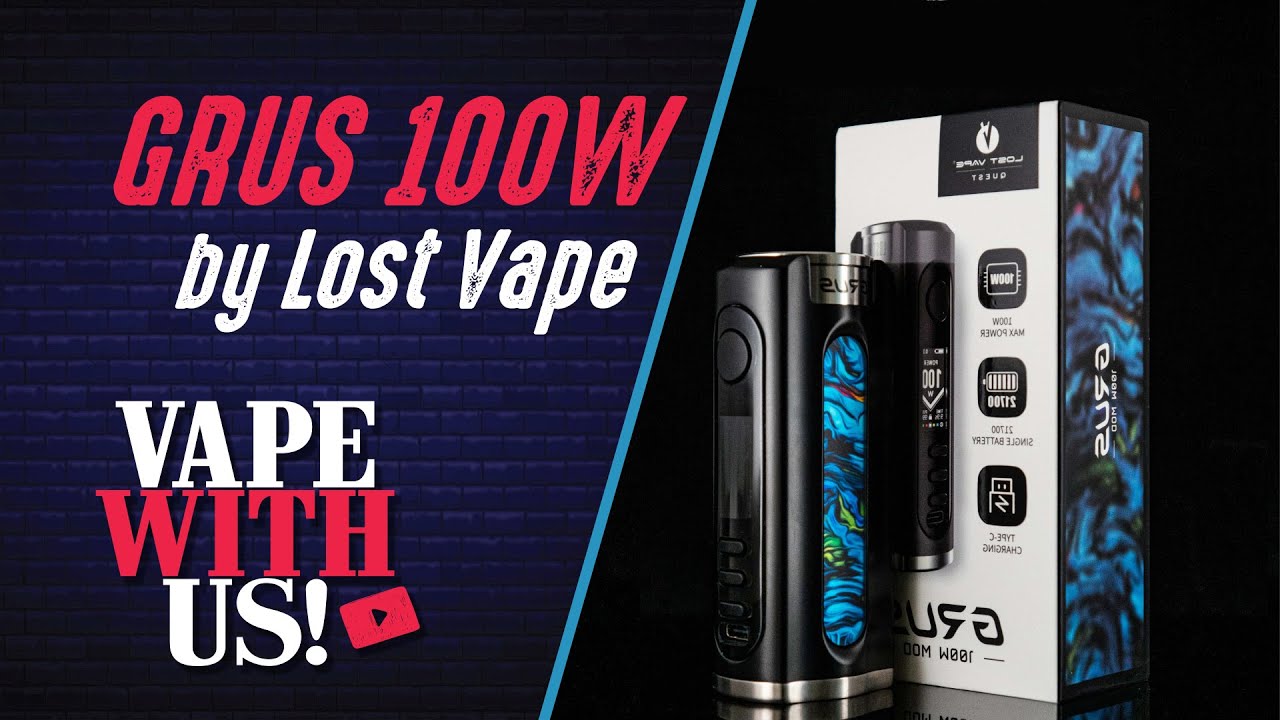 Lost Vape - GRUS 100W - ΜΙΑ ΣΤΙΒΑΡΗ ΚΑΤΑΣΚΕΥΗ ΜΕ ΠΟΛΛΕΣ ΕΠΙΛΟΓΕΣ! - YouTube