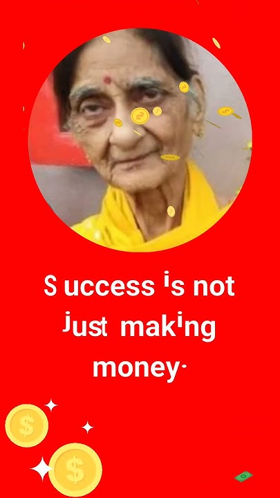 Success is not just making money. - YouTube Success is not just making money. - YouTube