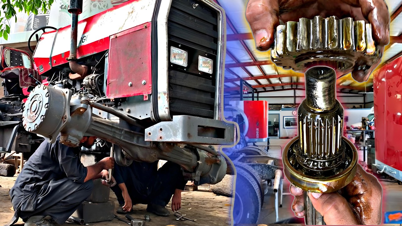 Restoration Tractor Differential Gear||How To Repair Massey Ferguson ...