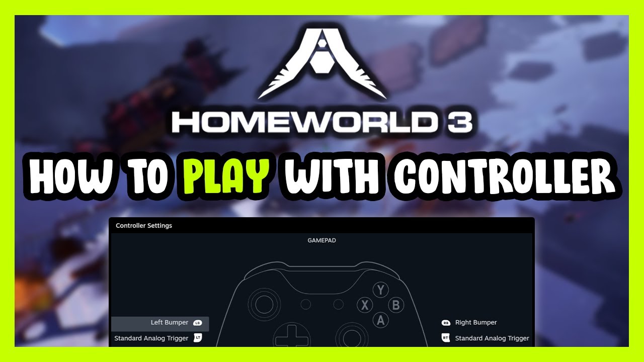 How to Play Homeworld 3 With Controller on PC! - YouTube