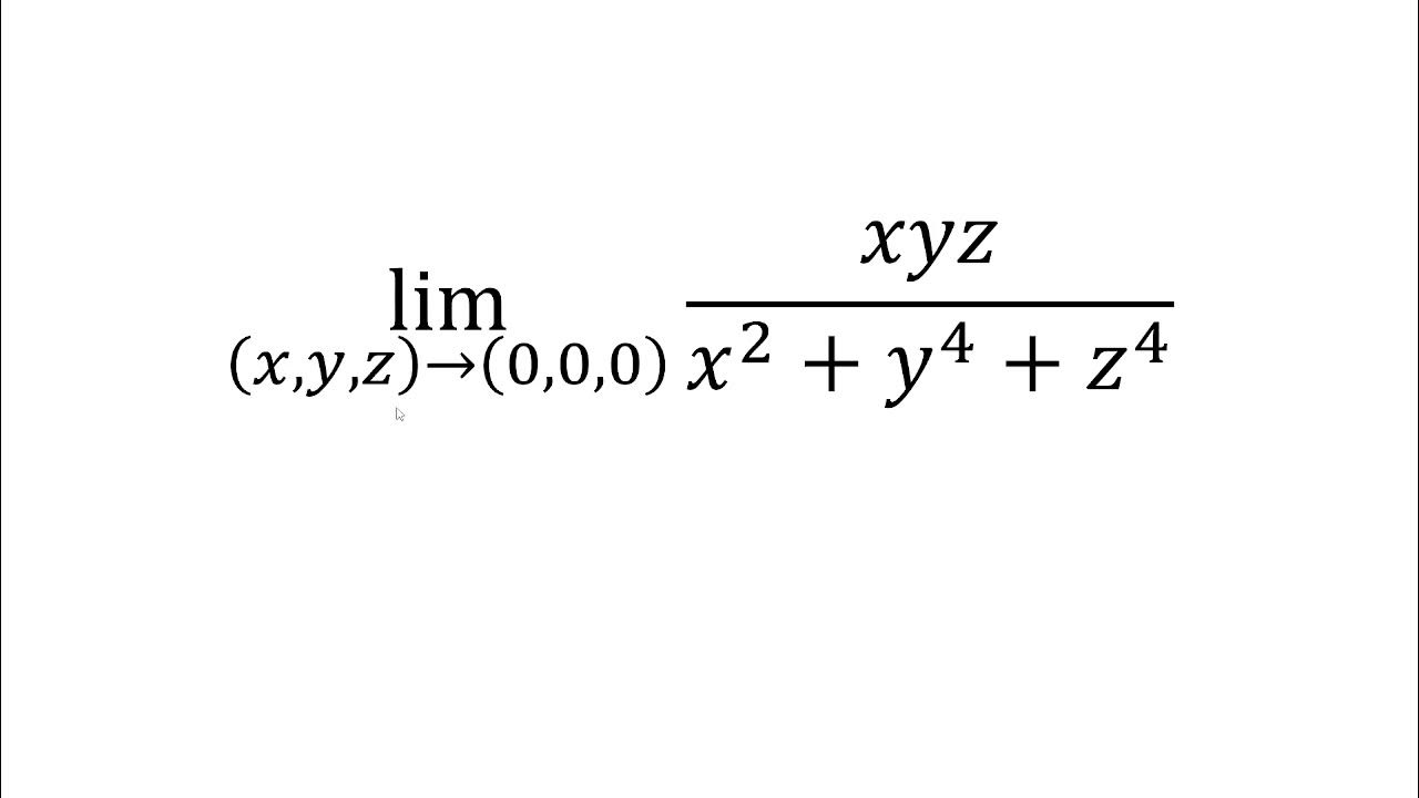 Lim x y z Approaches 0 0 0 Of Xyz x 2 y 4 z 4 YouTube lim-x-y-z-approaches-0-0-0-of-xyz-x-2-y-4-z-4-youtube