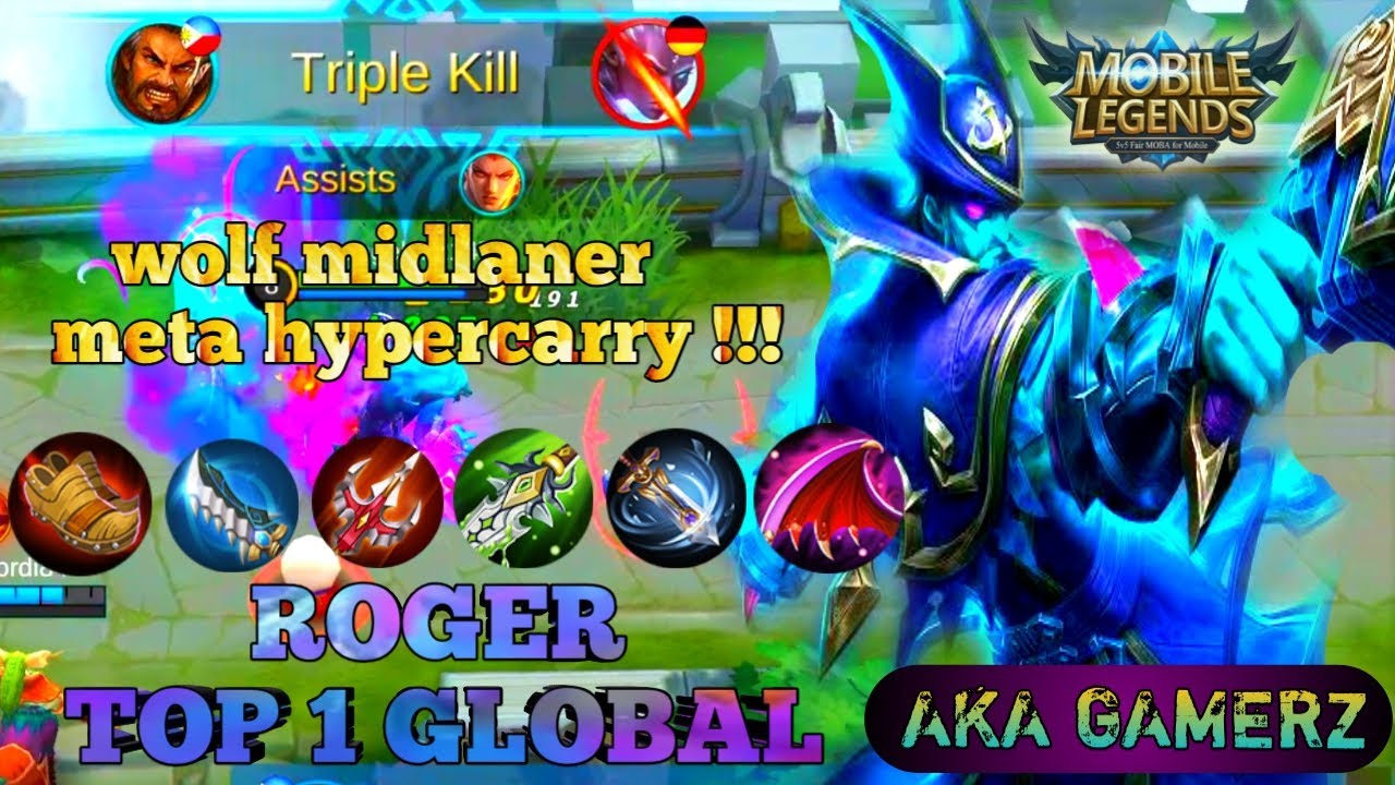 roger top 1 global 2020 !!! [top 1 global build 2020]-skin roger ...