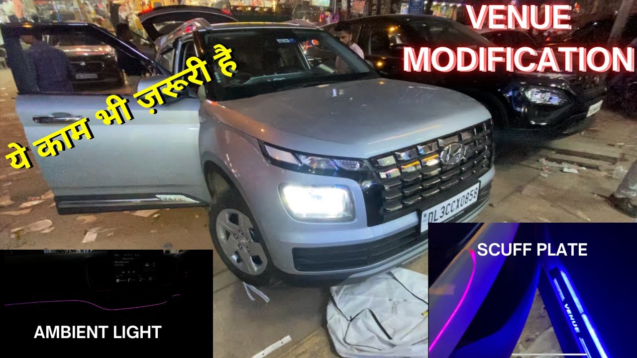 2022 Venue Modification | Hyundai Venue Modified | Venue Ambient Light ...