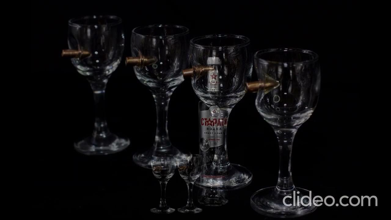 Рюмки с пулей - YouTube