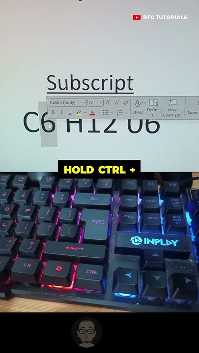 How to Format Text as Superscript or Subscript using Keyboard Shortcut ...
