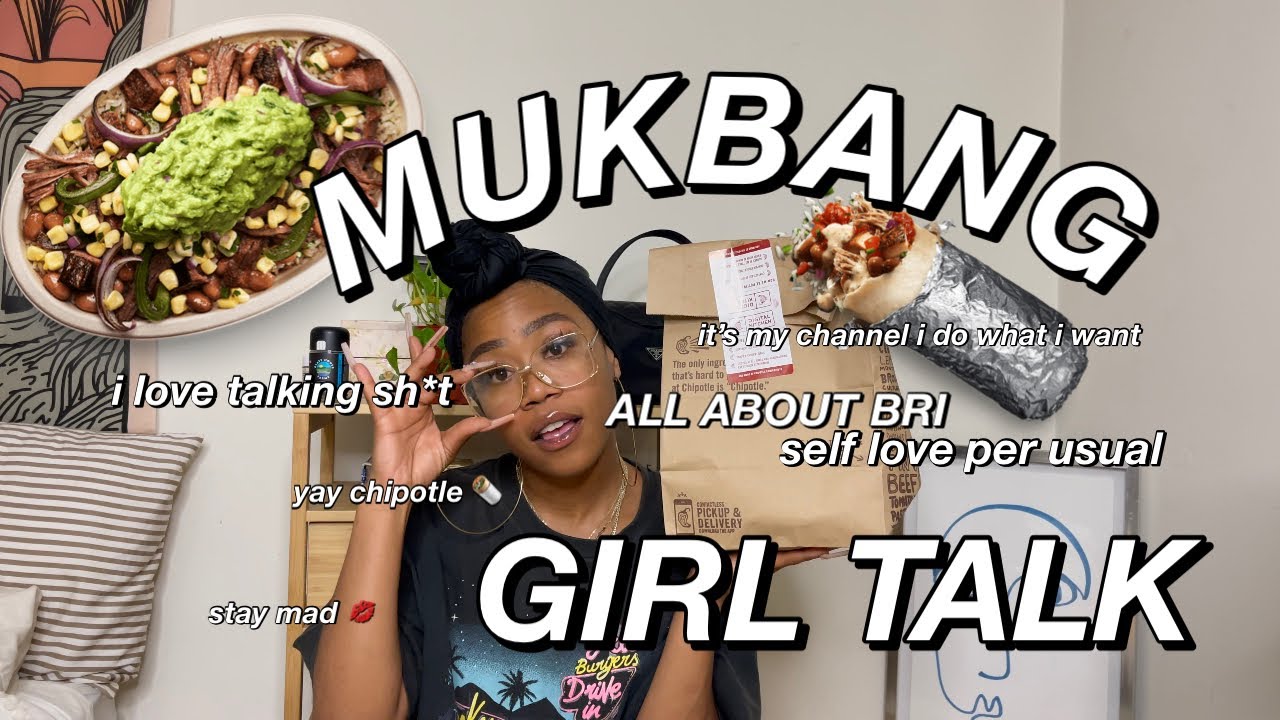 Mukbang Girl Talk 🤡 Heyitsbri Youtube