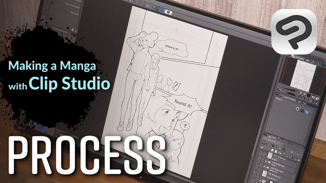 Making a Manga with Clip Studio: Process - YouTube