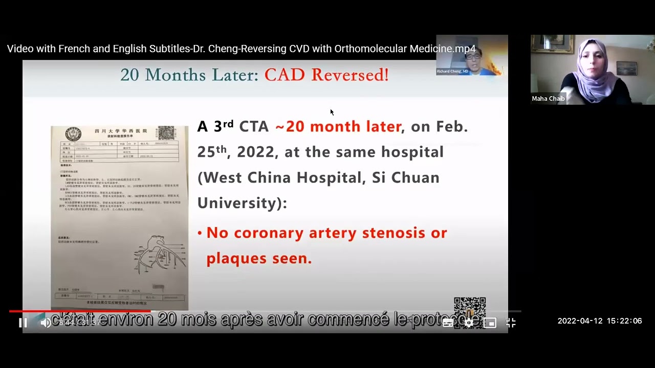 L'invité du Dr. Ilyes Baghli Dr Richard Cheng Orthomolecular view on ...