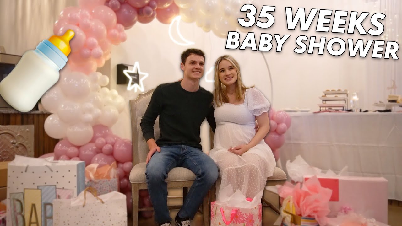 OUR BABY SHOWER (Over The Moon Theme) - YouTube