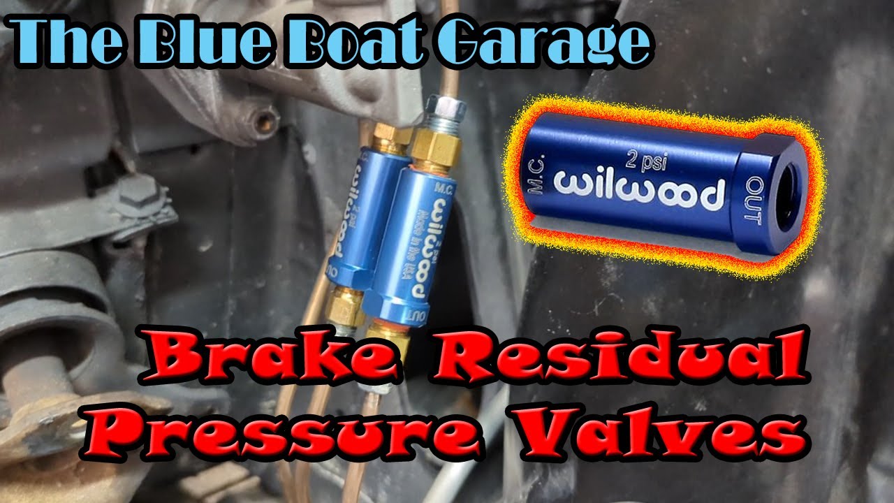 Brake Residual Pressure Valves - Installation & Why - YouTube