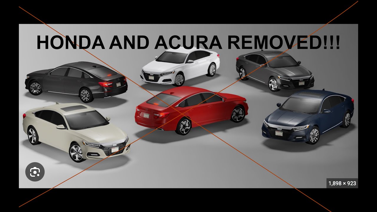 Honda and Acura removed!?(special guest)(greenville roblox) - YouTube