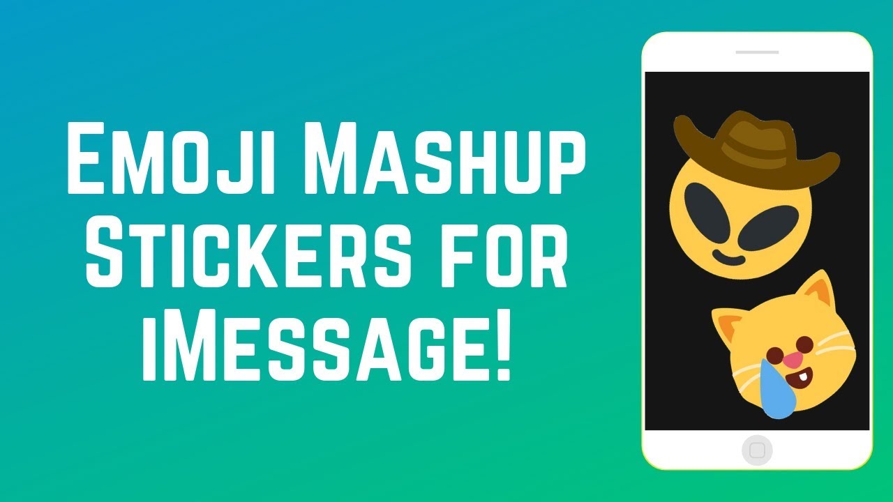 How to Get the NEW EmojiMashupBot Stickers for iOS - YouTube