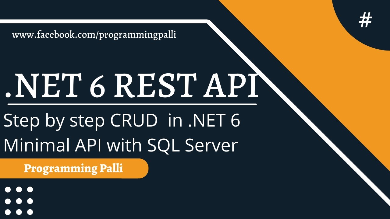 Step by step CRUD with ASP.NET Core 6 Minimal API using Entity ...
