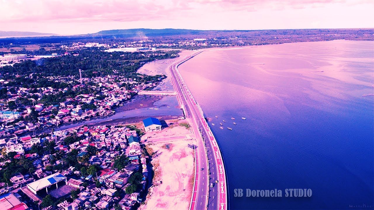 AERIAL VIEW OF SORSOGON CITY COASTAL ROAD AND ROMPEOLAS | #sbdoronela ...