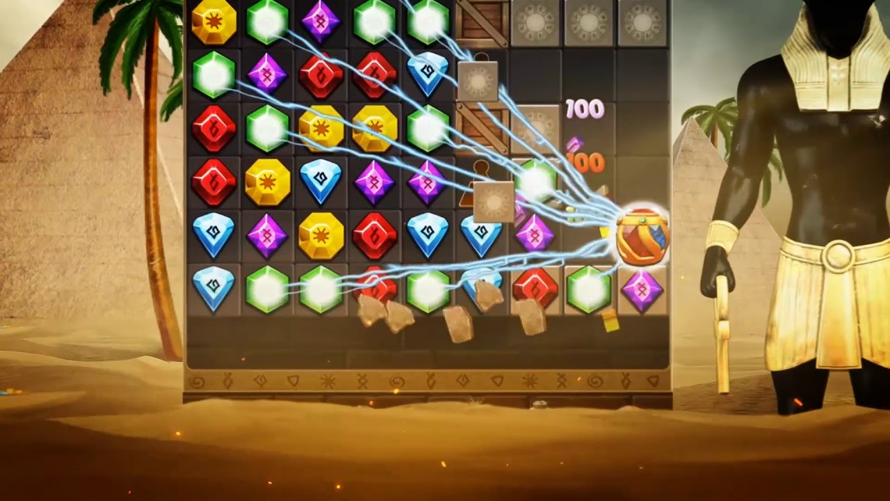 Jewel Ancient: find treasure in Pyramid - 12 seconds game introduction ...
