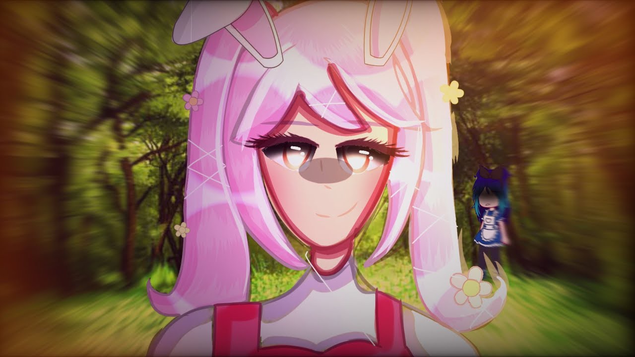 😈🐰Evil Rainbit😈🐰 FT.💗💙 / Krew Falice in Wonderland AU / Gacha Club ...