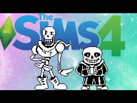 Sims 4~ MAKING SANS AND PAPYRUS - YouTube
