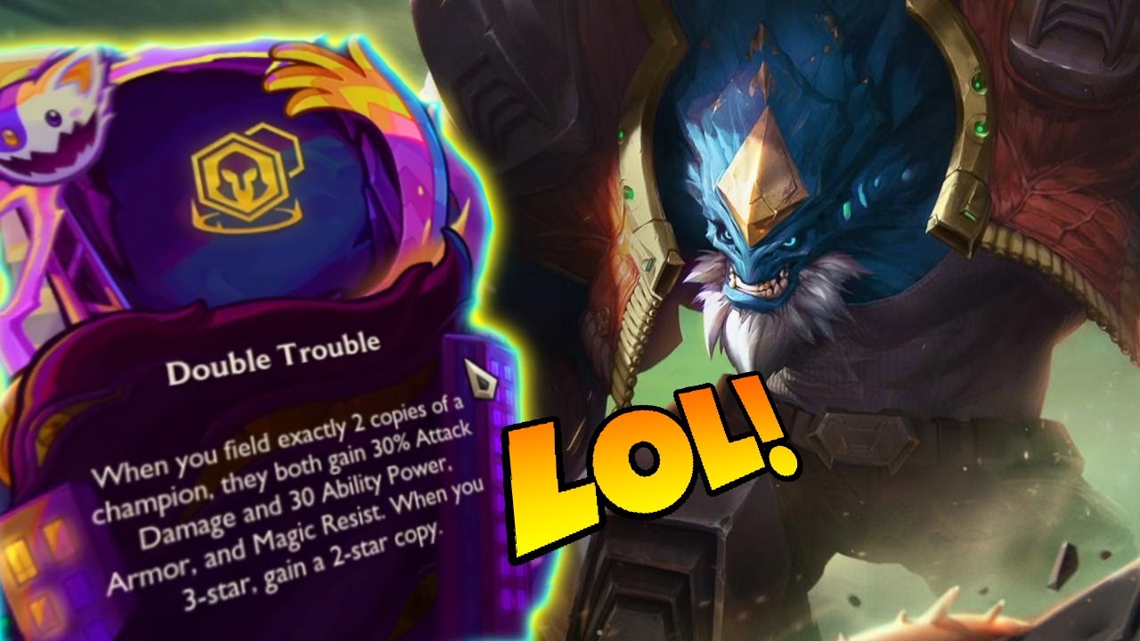 First troll game of SET 15 DOUBLE TROUBLE CREW LOL! - YouTube