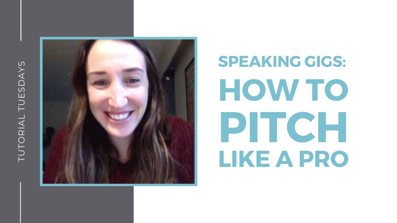 Speaking Gigs: How to Pitch Like a Pro - YouTube