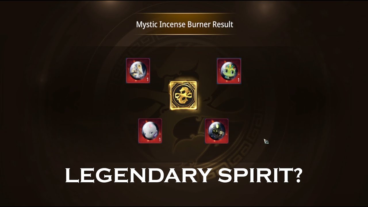 1st Legendary Spirit?? | 4 Epic Spirit Combine | MIR4 - YouTube