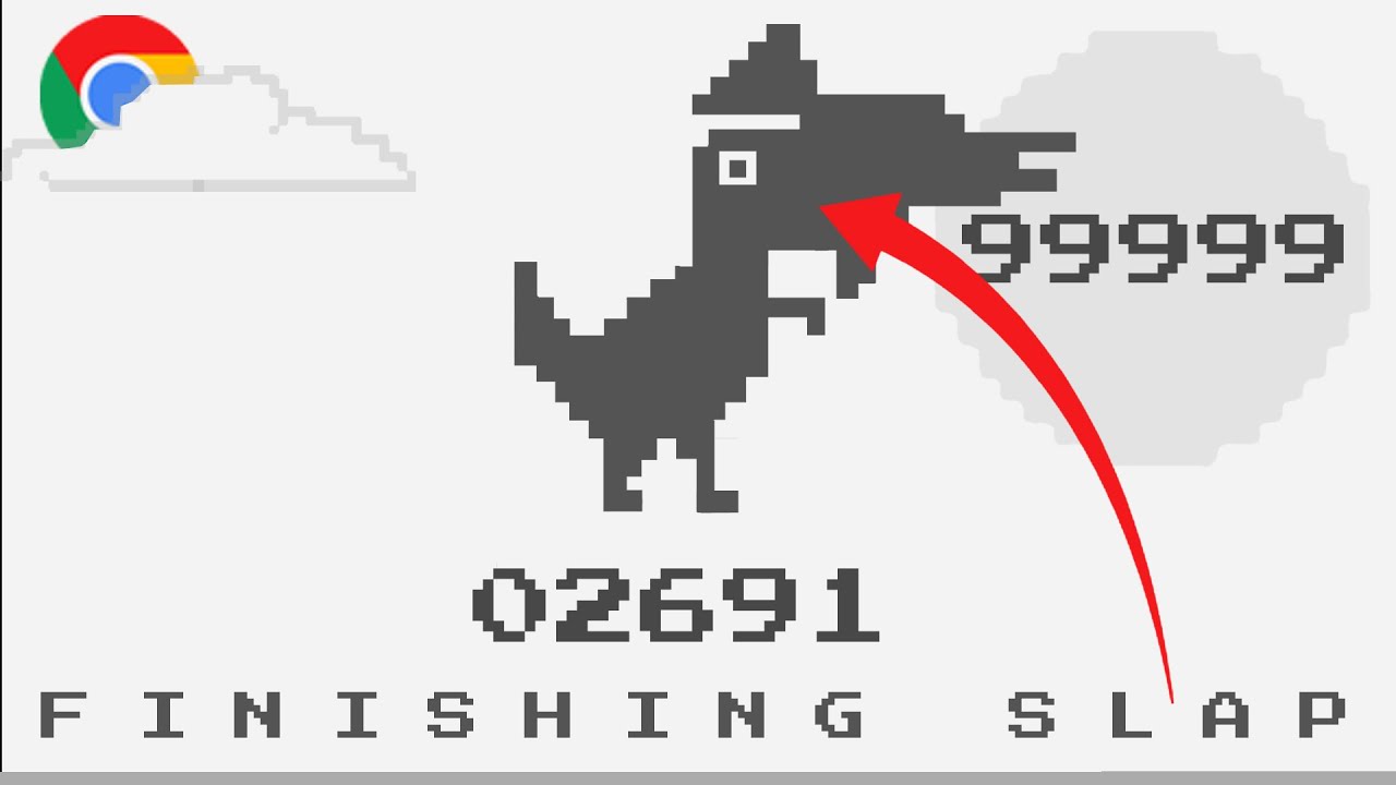 Finishing Slap To The Dinosaur At A New High Score Of 2691 From ...