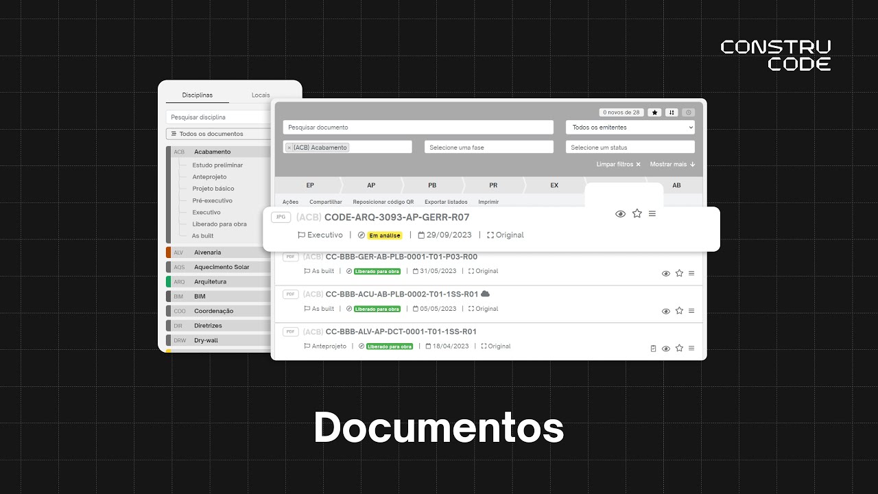 Tela de Documentos - YouTube