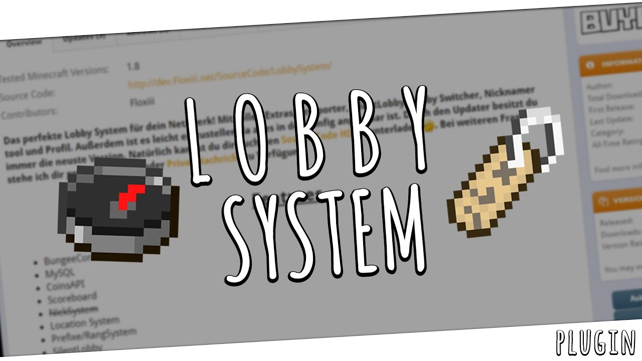 LobbySystem - Plugin Vorstellung - YouTube