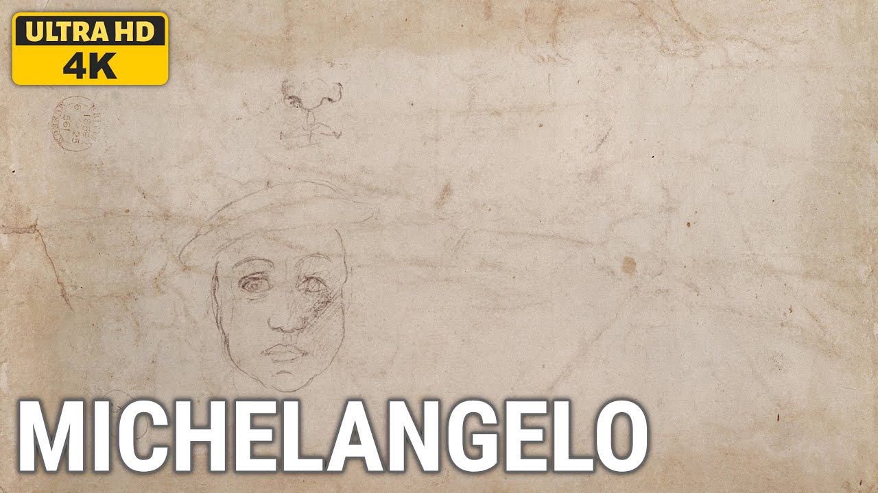 Michelangelo: A collection of 10 drawings with title and year, 1508 ...