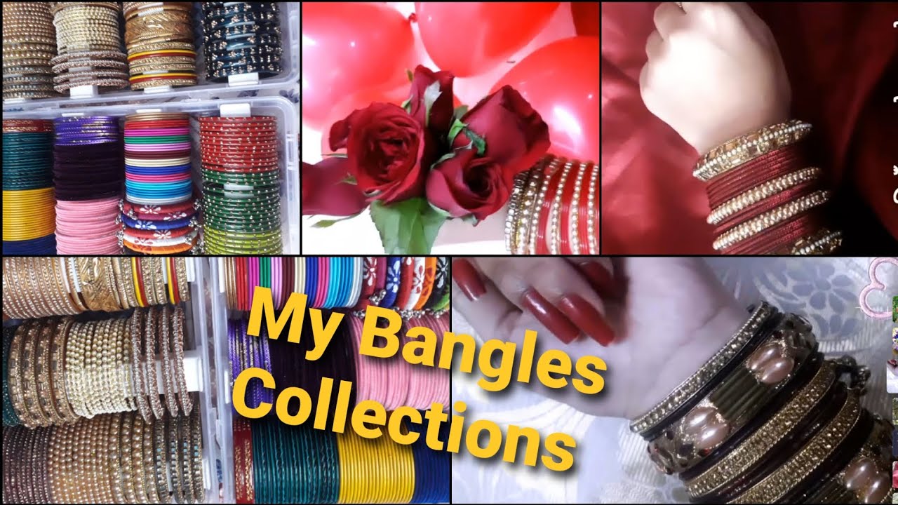 My Bangles Collection In 2024 New | Bangles Showcase | Bangles Set ...