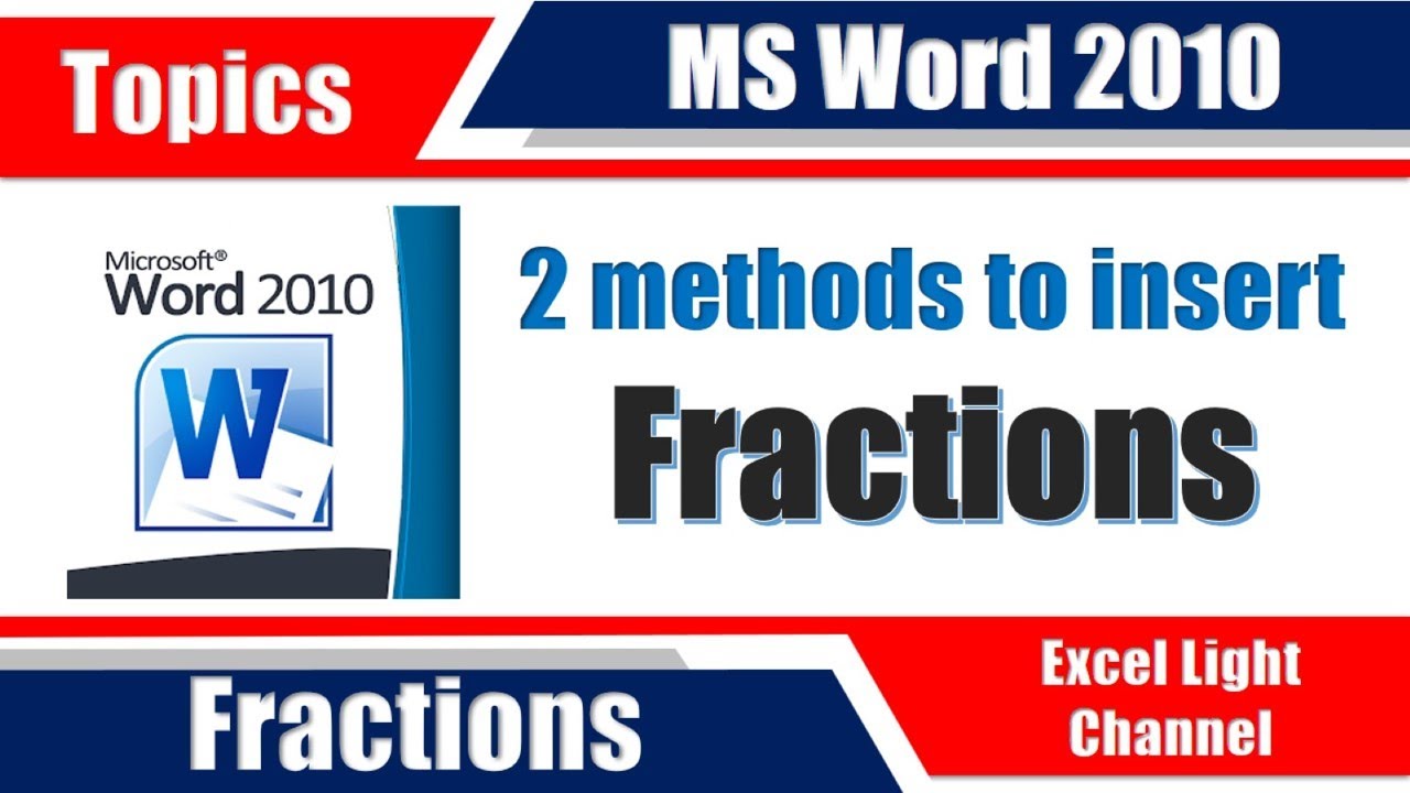 MS Word 2010 Topics 11 How To Insert Fractions YouTube ms-word-2010-topics-11-how-to-insert-fractions-youtube