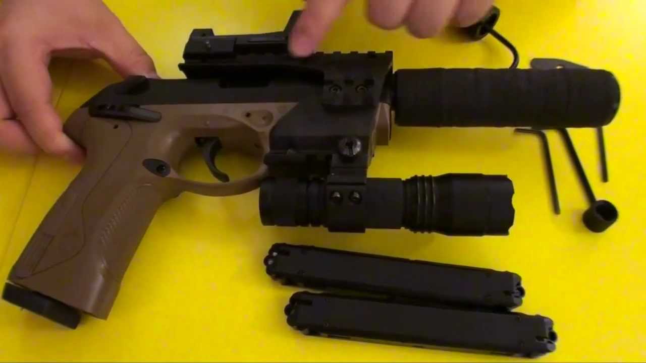 Beretta Px4 Storm Recon Co2 Pellet Gun Review - YouTube
