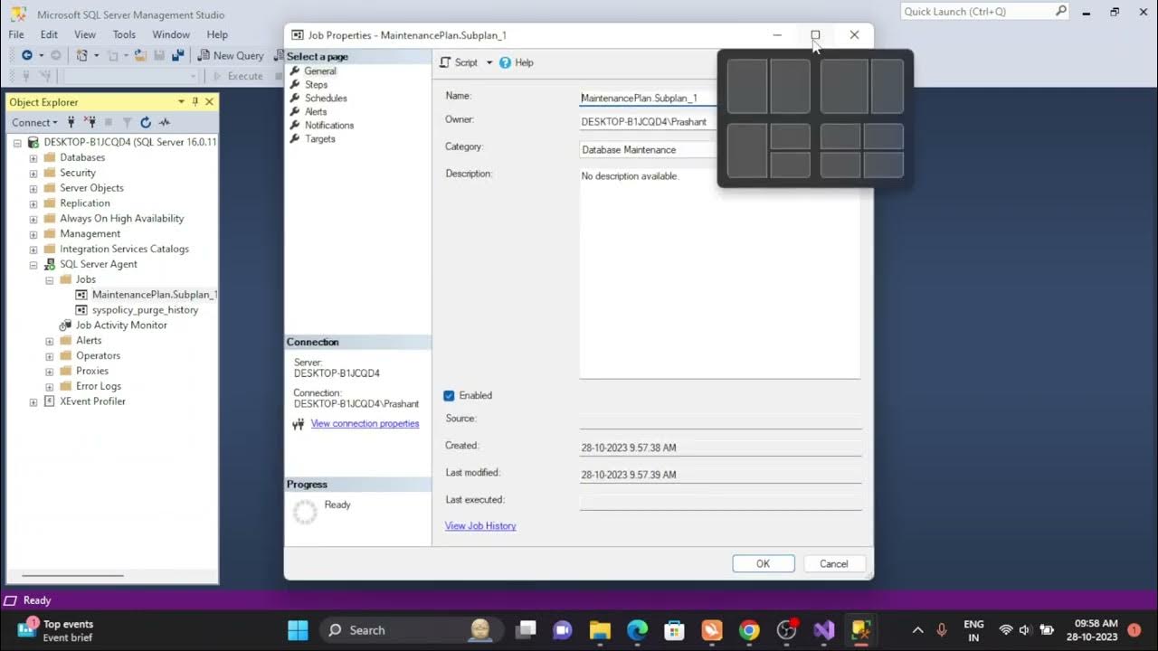 How to create maintenance Plan in Sql Server? - YouTube