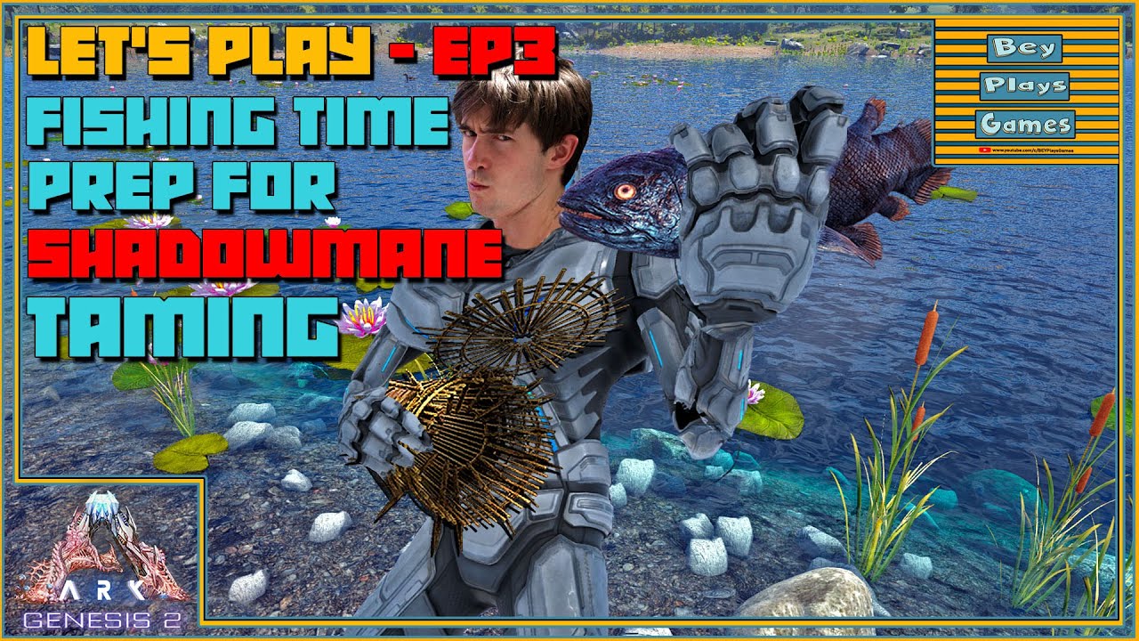 ARK: Genesis 2 | LET'S PLAY | PRO FISHING & Catching a 2.2 Coel | Prep ...