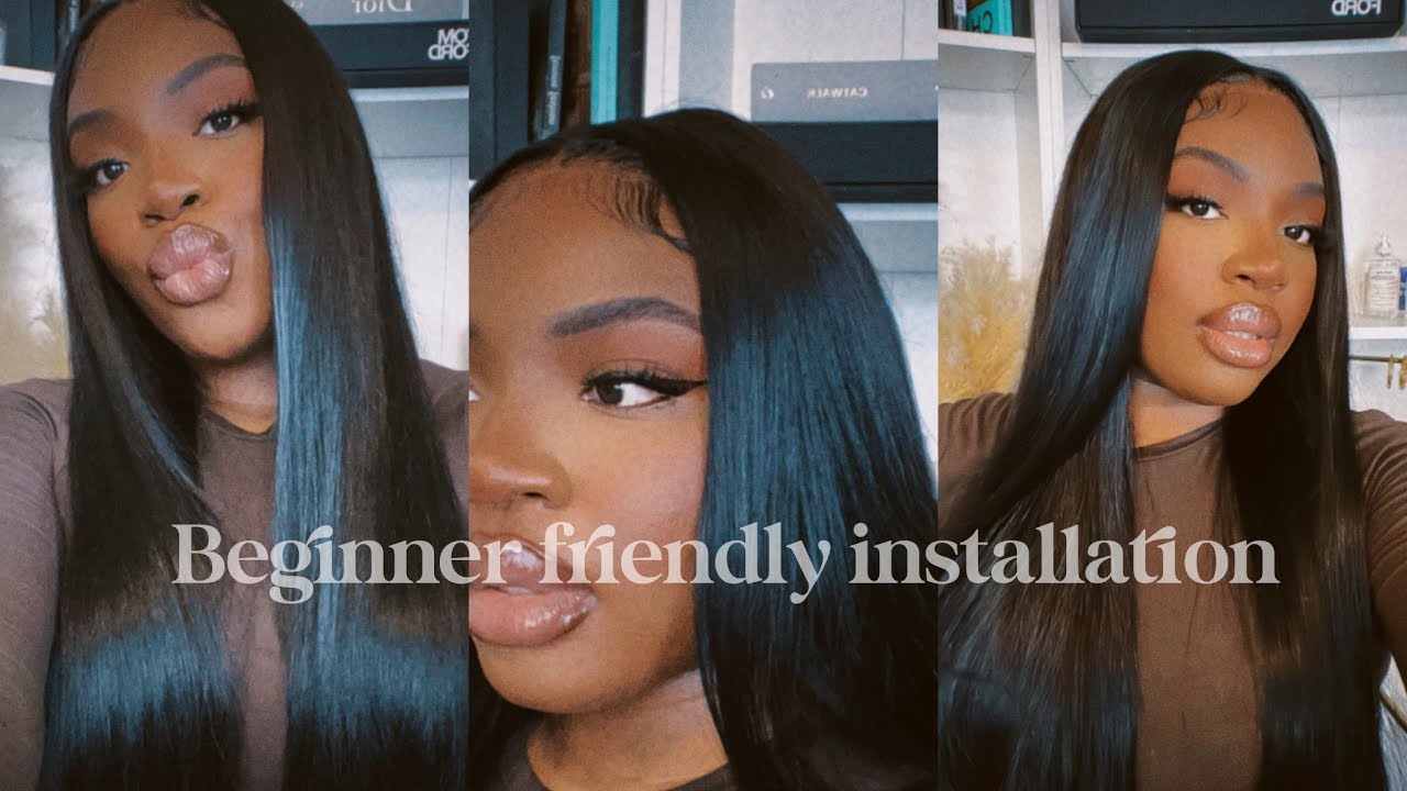 BEST SLEEK STRAIGHT WIG | 5*5 HD LACE CLOSURE INSTALL ft. Wiggins Hair ...