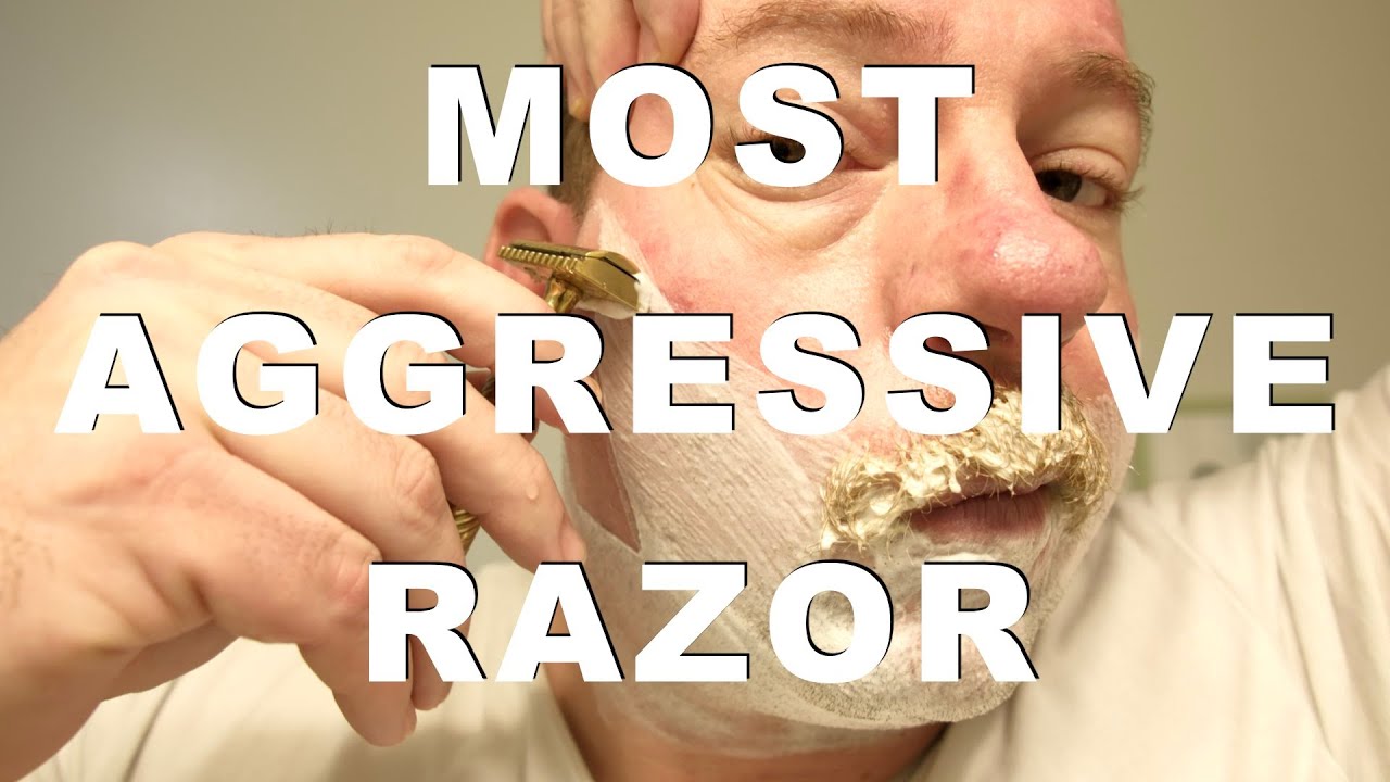 My MOST Aggressive Safety Razor - YouTube