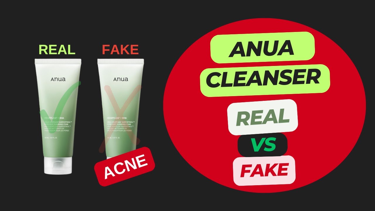 Anua Cleanser Real Vs Fake. If you getting breakouts and acne come and ...