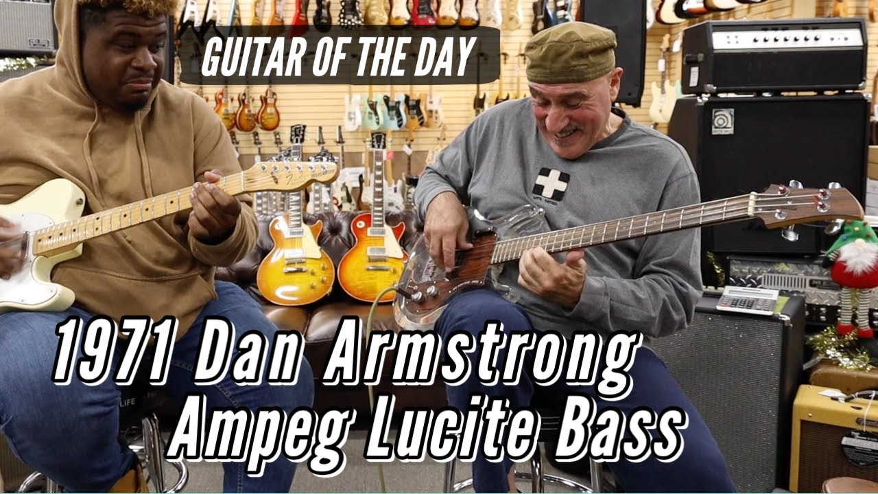 1971 Dan Armstrong Ampeg Lucite Bass | Guitar of thee Day - Roberto ...