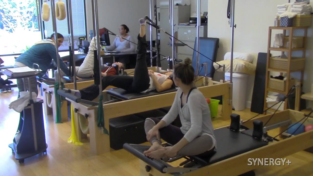 Video 16 Reformer 3 Way hip stretch - YouTube