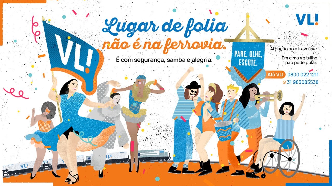 Lugar de folia não é na ferrovia! Carnaval VLI 2024. - YouTube
