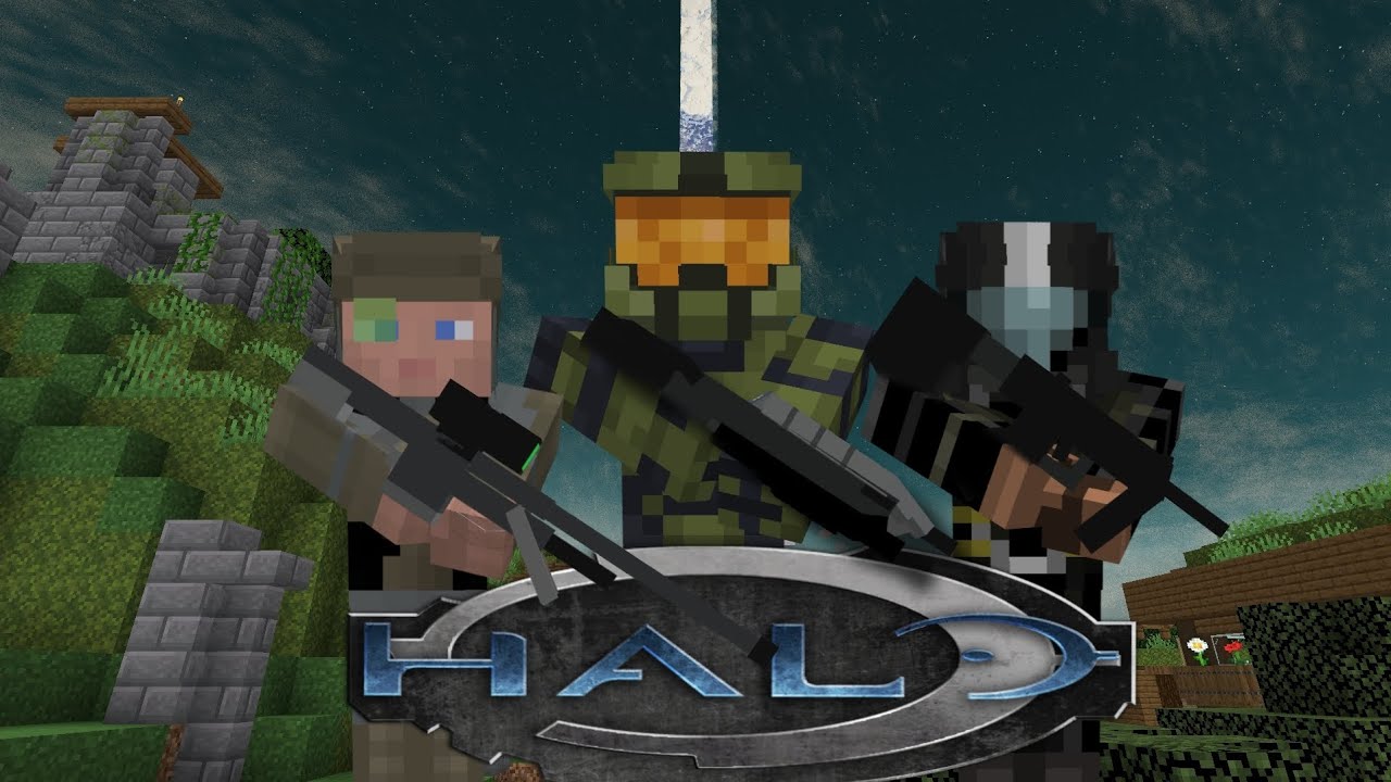 Halo Addon v3.1 Minecraft Bedrock 1.20. - YouTube