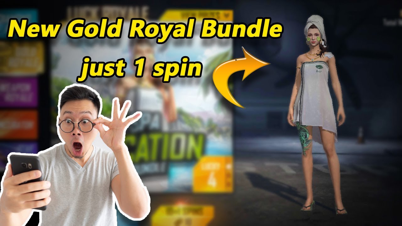 Get New Gold Royal Bundle Just One Spin - YouTube
