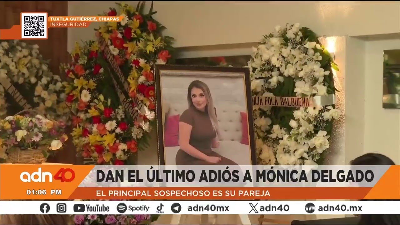 Familiares y amigos dieron el último adiós a Mónica Delgado - YouTube