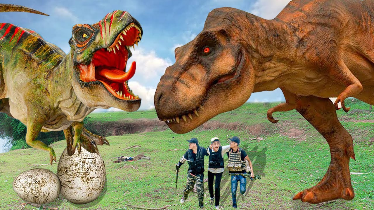 Most Dramatic T-rex Dinosaur | Dinosaur Egg Rescue | Blockbuster T-rex ...