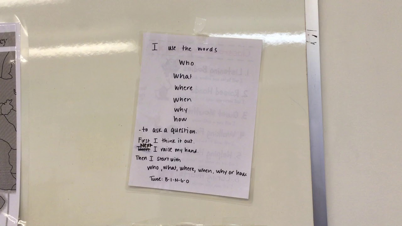 Classical Conversations Presentations Questions Song - YouTube