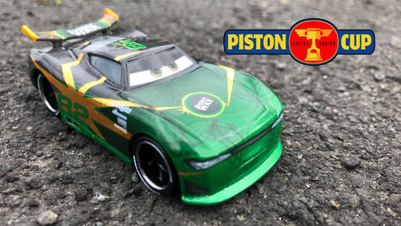 Mattel Pixar Cars 2018 “Next-Gen" Piston Cup Racers Conrad Camber Die ...