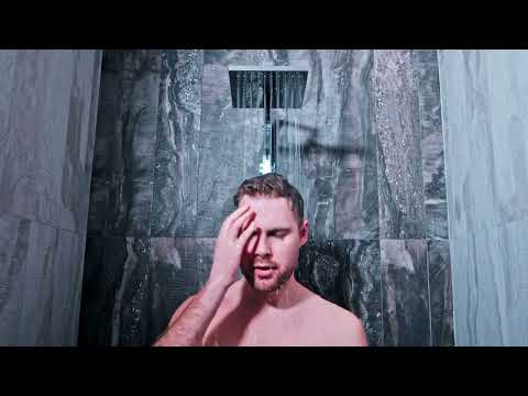 MAN SHOWERING HYGIENE NAKED 4K