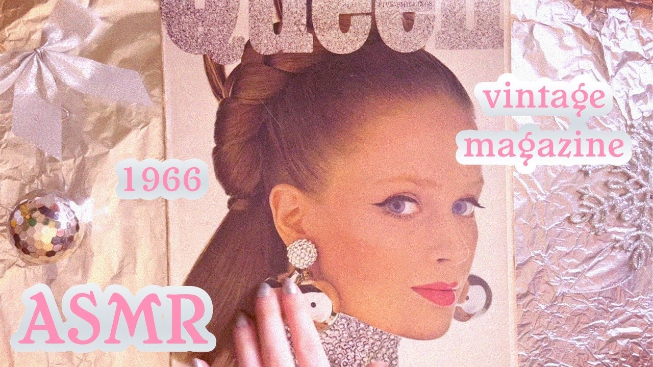ASMR Flicking through vintage Queen magazine (Christmas issue ...