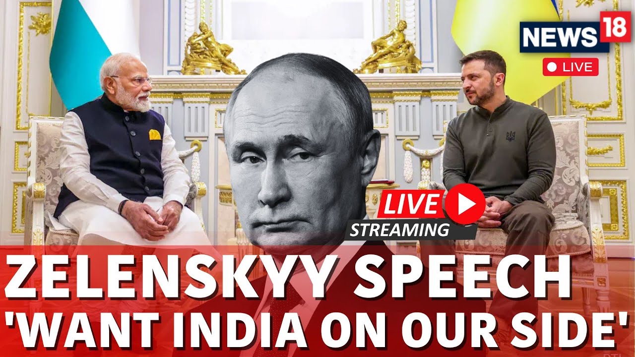 PM Modi In Ukraine | President Zelensky Speech Live | Russia Ukraine War | PM Modi Meets ...