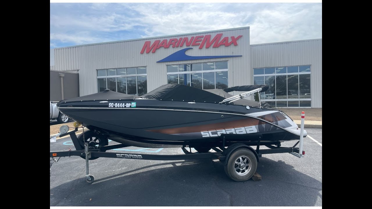 2017 Scarab 195 HO Jet Boat for Sale at MarineMax Greenville, SC - YouTube